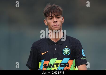 Milan, Italy, 19th October 2021. Sebastien Thill of Sheriff Tiraspol ...
