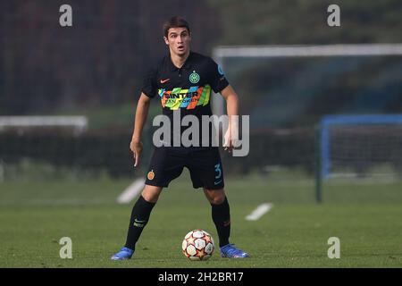 Milan, Italy, 19th October 2021. Sebastien Thill of Sheriff Tiraspol ...