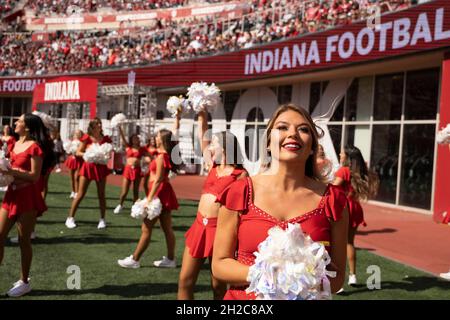 Indiana University’s RedSteppers dance as the Hoosiers play against ...