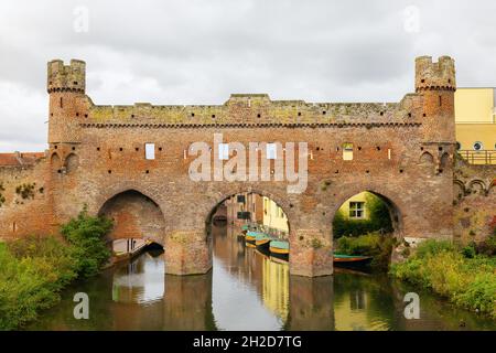 historic Berkel Gate in Zutphen, Netherlands Stock Photo - Alamy