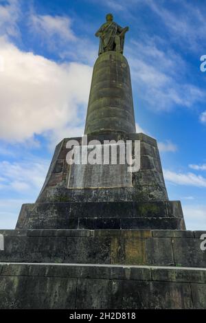 Sutherland Monument, located at the top of Tittensor Hill, Trentham ...
