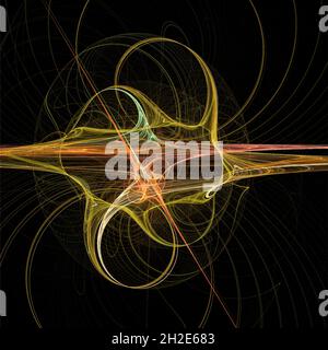 Elements of Fractal World Stock Photo - Alamy