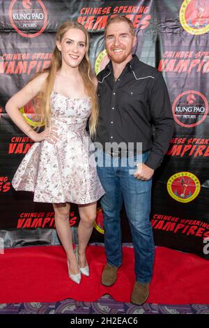 Davy Williams, Daniela Brown attend Premiere of the Film by Kung Pao ...