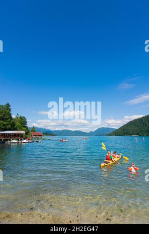 walchensee (lake walchen),paddle boating in upper bavaria,bavaria,germany Stock Photo - Alamy