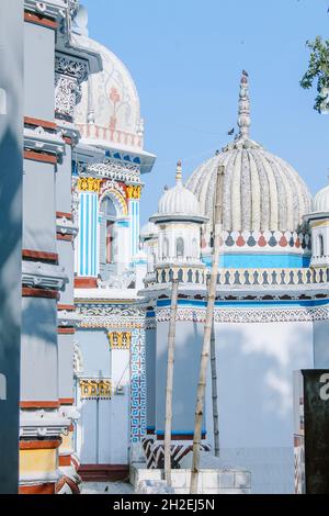 Beautiful unique exterior of the historical Dhanbari Mosque in ...