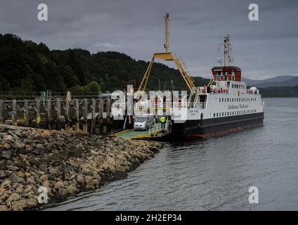 Lochaline ferry pier on the island of Mull Stock Photo - Alamy