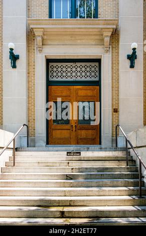 Old Lee County Courthouse, Main Street, Fort Myers, Florida Stock Photo ...