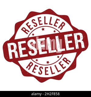 Reseller vector icon symbol isolated on white background Stock Vector ...