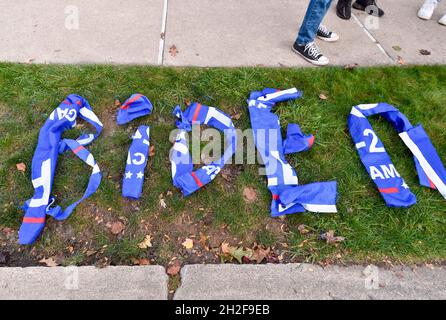Scranton, United States. 20th Oct, 2021. The address of President Joe ...