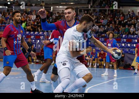 Blaz Janc of FC Barcelona during the EHF Champions League match between ...