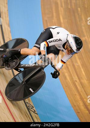 Roubaix, France, October 21, 2021, Jeffrey Hoogland of Netherlands and ...