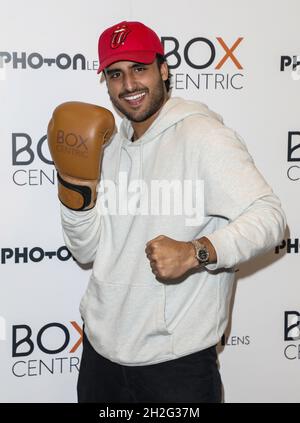 Kurran Pooni attends the launch party for the Boxcentric private member ...