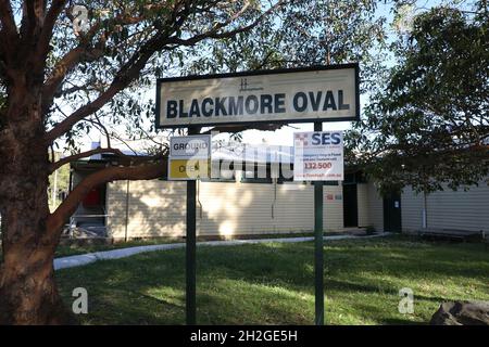 Blackmore Oval, Canal Road, Leichhardt NSW 2040 Stock Photo - Alamy