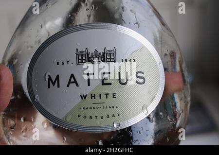 Kastrup/Copenhagen/Denmark./14 October 2021/Mateus white branco blanc ...