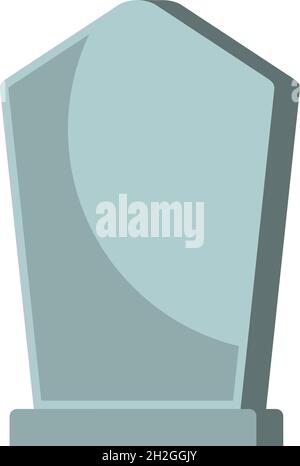 Old decrepit grave in a cemetery. Mossy warped gravestone Stock Vector ...