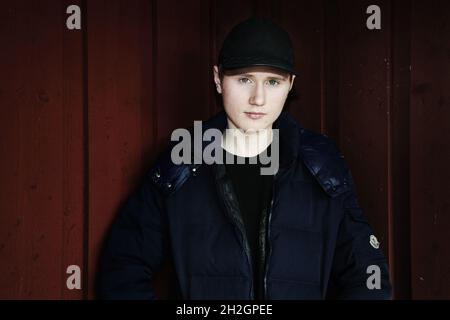 STOCKHOLM, SWEDEN, APRIL 21, 2019: Tourists are waiting for cruise ...