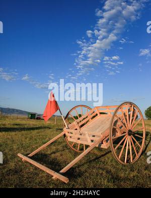 Handcarts were a means of conveyence for Mormon pioneers crossing the ...