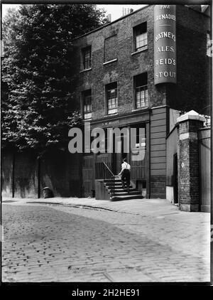 The Grenadier pub, Wilton Row, Belgravia, London, at dusk Stock Photo ...