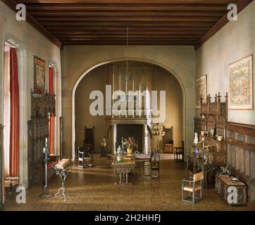 A French period dolls house with 3 rooms Stock Photo - Alamy