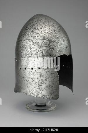 Italy: 15th century Italian sallet, c.1460. Helmet used for armour ...
