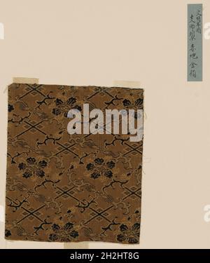 Fragment, Japan, Meiji period (1868-1912), 1875/1900 Stock Photo - Alamy