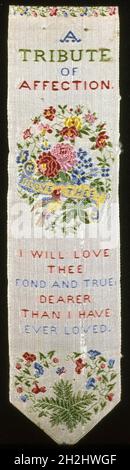 Bookmark, England, 19th century Stock Photo - Alamy