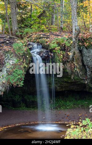 Scott Falls, near Au Train, Upper Peninsula, Michigan, USA, by James D ...