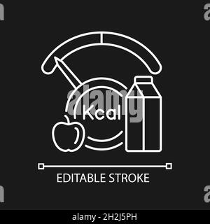 Insufficient calories consumption linear icon Stock Vector Image & Art ...