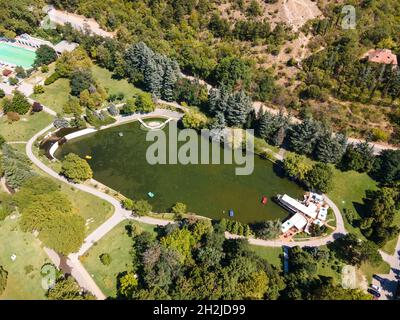 Amazing Aerial view of town of Sandanski, Bulgaria Stock Photo - Alamy
