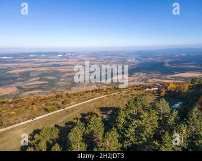 Amazing Aerial Autumn Landscape of Balkan Mountains and Vratsata pass ...