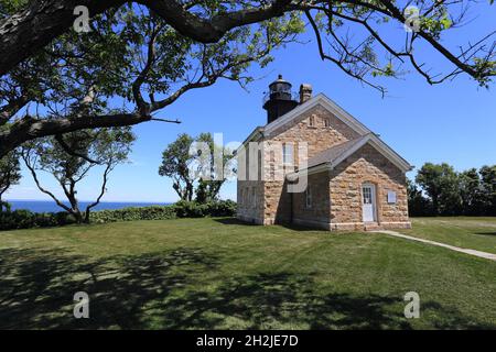 Old Field Lighthouse Long Island New York Stock Photo - Alamy