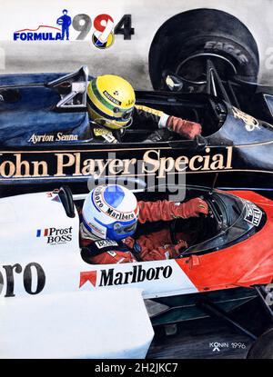 Alain Prost art Stock Photo - Alamy