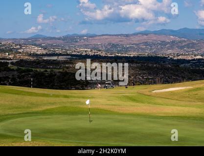 Overview of the Minthis Hills golf course, Tsada, Paphos, Cyprus Stock ...
