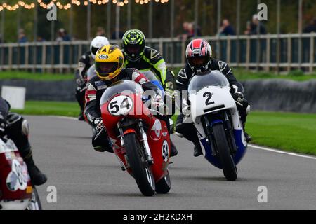 Richard Aldous, Rob North Triumph Trident, Hailwood Trophy for two ...