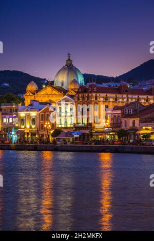 View of Mytilene seaside port, Lesvos island, Greece Stock Photo - Alamy