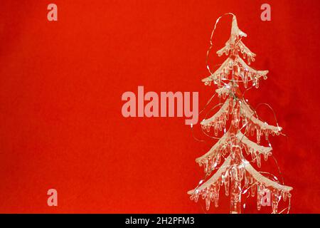 Christmas background with golden icicles Stock Photo - Alamy
