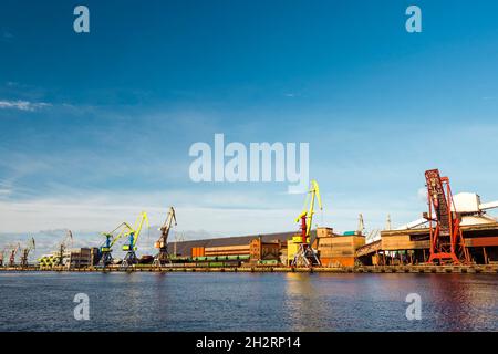 Port of Ventspils, Latvia, Europe Stock Photo - Alamy