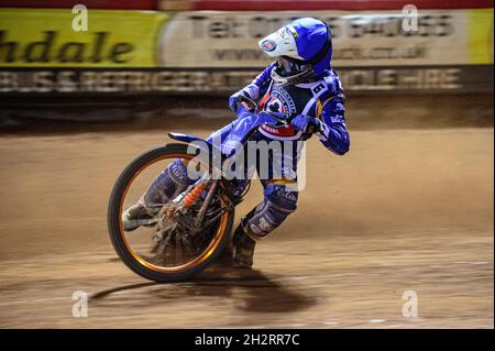 Lewis Kerr in action during the Peter Craven Memorial Trophy event at ...