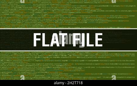 text file concept with Random Parts of Program Code.text file text ...