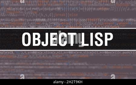 LISP with Binary code digital technology background. Abstract ...