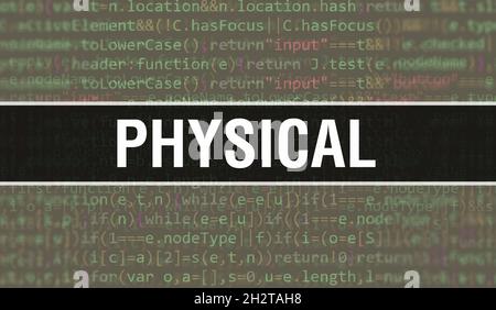 Image of physical technology abstract background. Science wallpaper ...