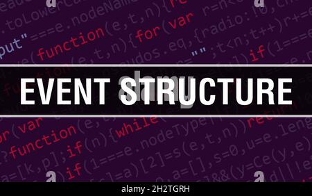 Data structure concept with Random Parts of Program Code.Data structure ...