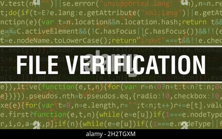 text file concept with Random Parts of Program Code.text file text ...