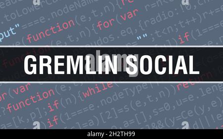 Gremlin concept with Random Parts of Program Code. Gremlin with ...