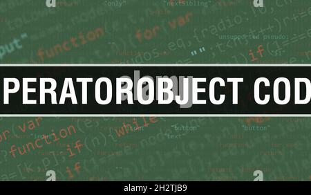 OperatorObject code concept with Random Parts of Program Code ...