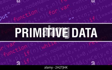 Science data concept with Random Parts of Program Code. Science data ...