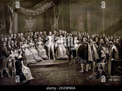 Napoleon and his court. Napoleon Bonaparte, 1769 -1821. Emperor of the ...