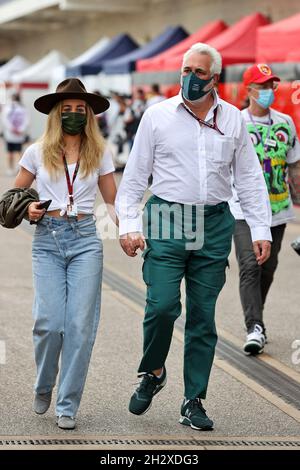 Austin, Texas, USA, 24/10/2021, Lawrence Stroll (CDN) Aston Martin F1 ...