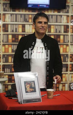 Naples, Italy, October 23, 2021. Sal Da Vinci, singer attend album ...