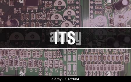text written on Circuit Board Electronic abstract technology background ...